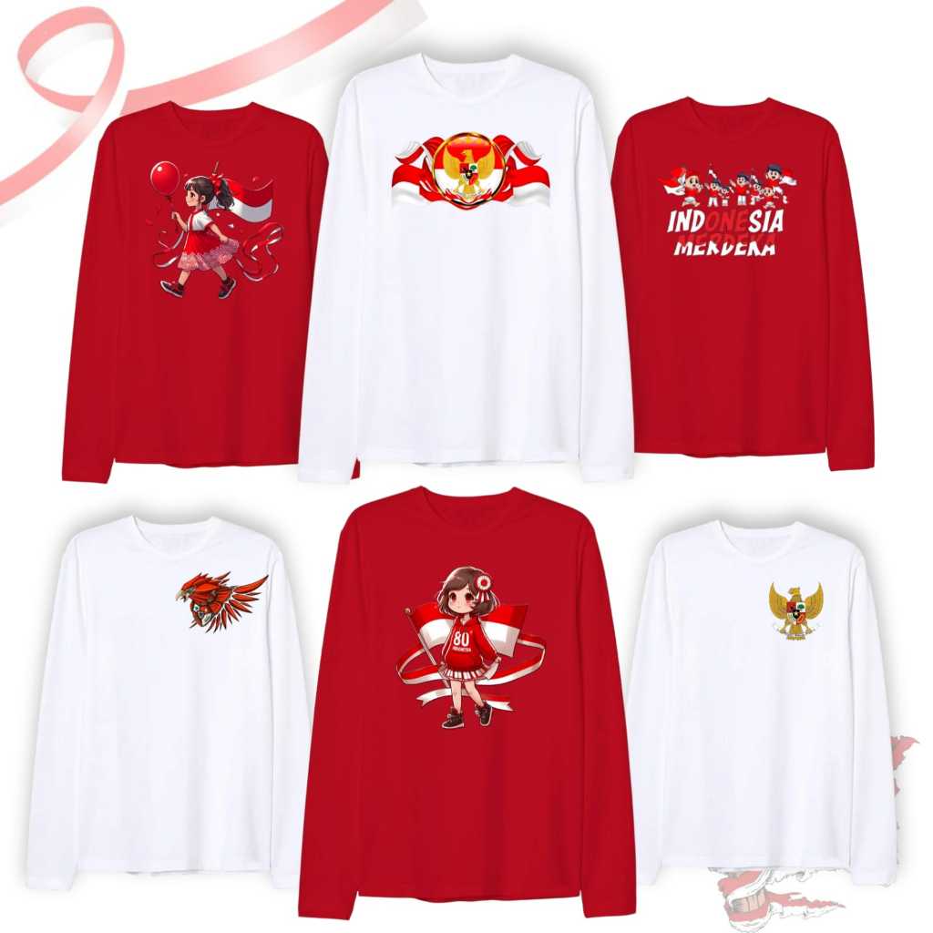 Jual KOI - Baju Kaos DEWASA Cowok Cewek LENGAN PANJANG / Kaos INDONESIA ...