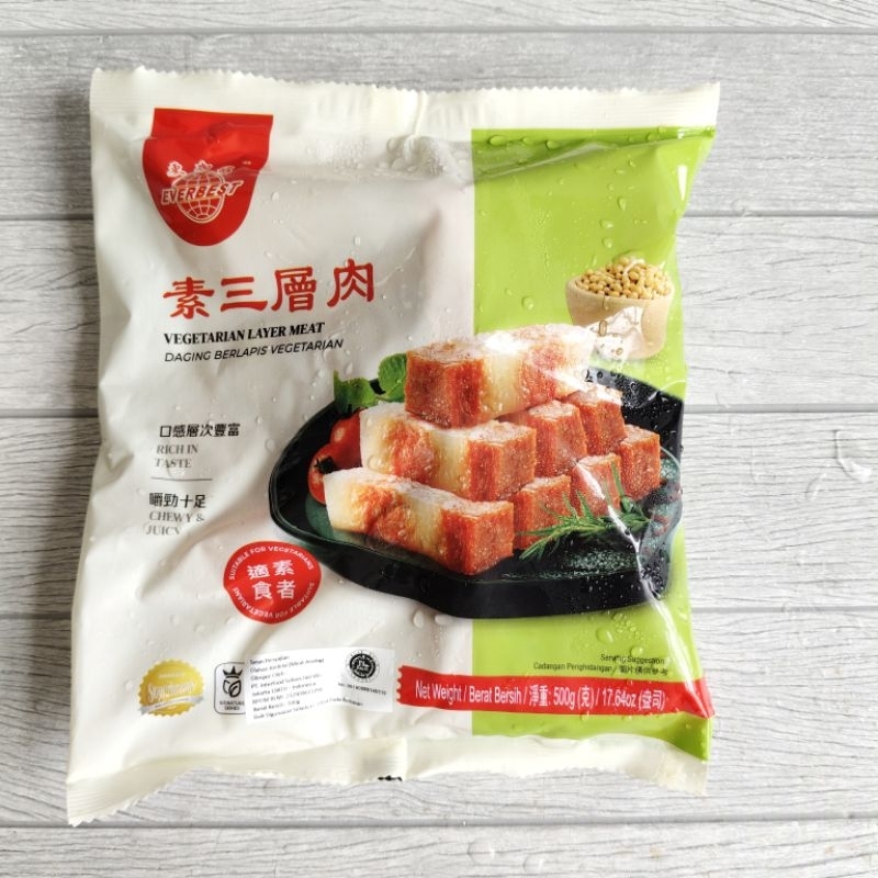 Jual Everbest Layer Meat 500gr Sam Can Vegetarian Beku | Shopee Indonesia
