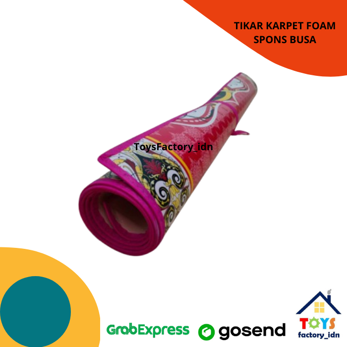 Jual Karpet Tikar Spon EVA Foam PE Jumbo Dan Tebal Motif Bolak Balik ...