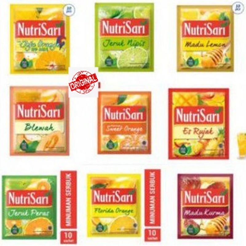 Jual Nutrisari Sachet all varian | Shopee Indonesia