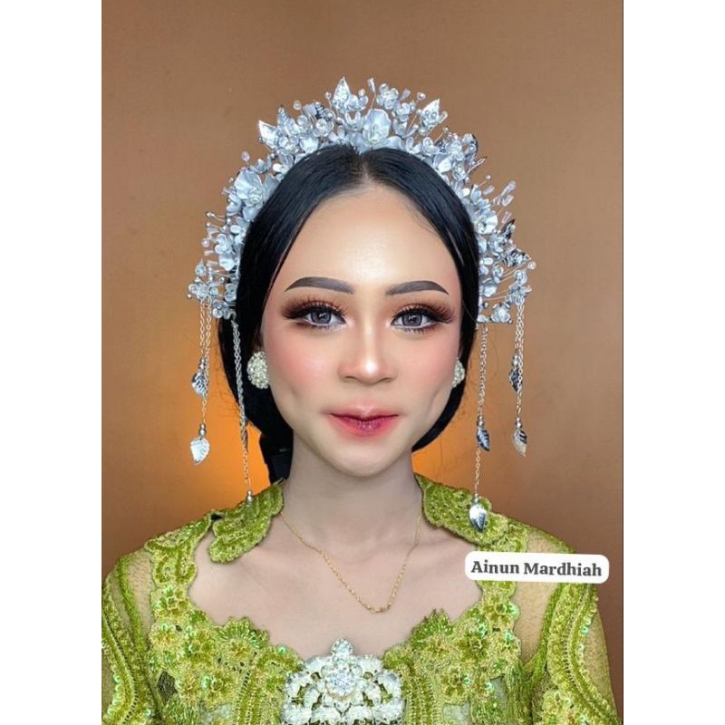 Jual Model HL 03 headpiece mutiara pengantin suntiang modern | Shopee ...