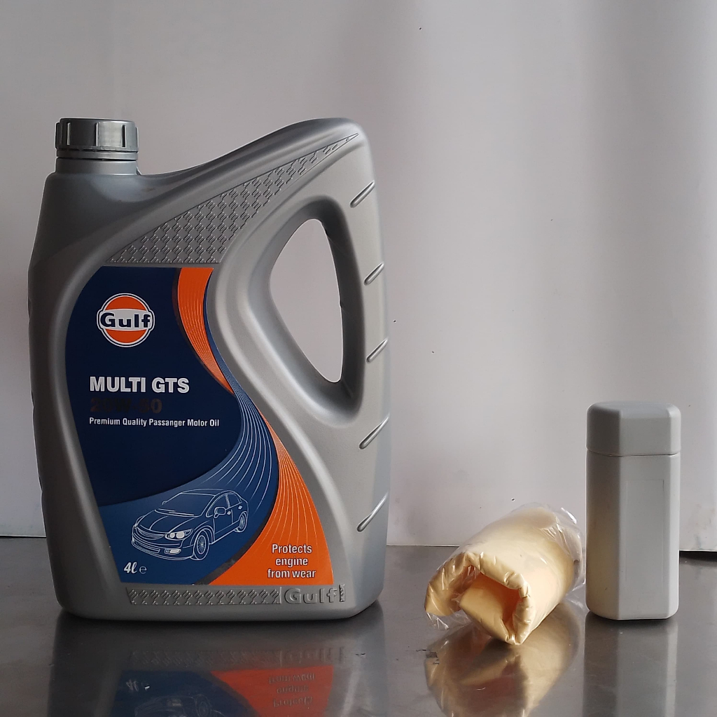 Jual Paket 4 Liter Oli Mobil Gulf Multi GTS 20W50 SJ + FREE 1 Pc Kanebo | Serba Murah OK ...
