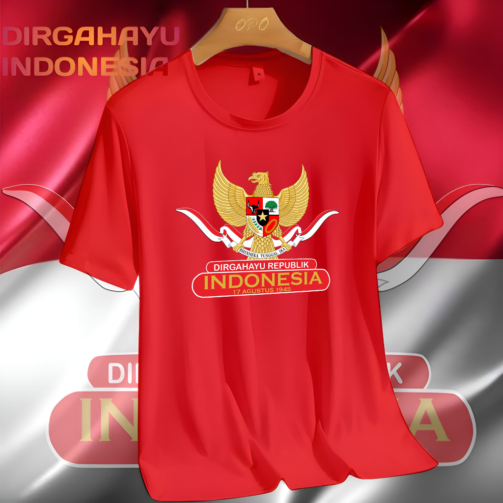 Jual KAOS KEMERDEKAN 17 AGUSTUS 1945 PRIA WANITA DEWASA / BAJU KAOS 17 ...