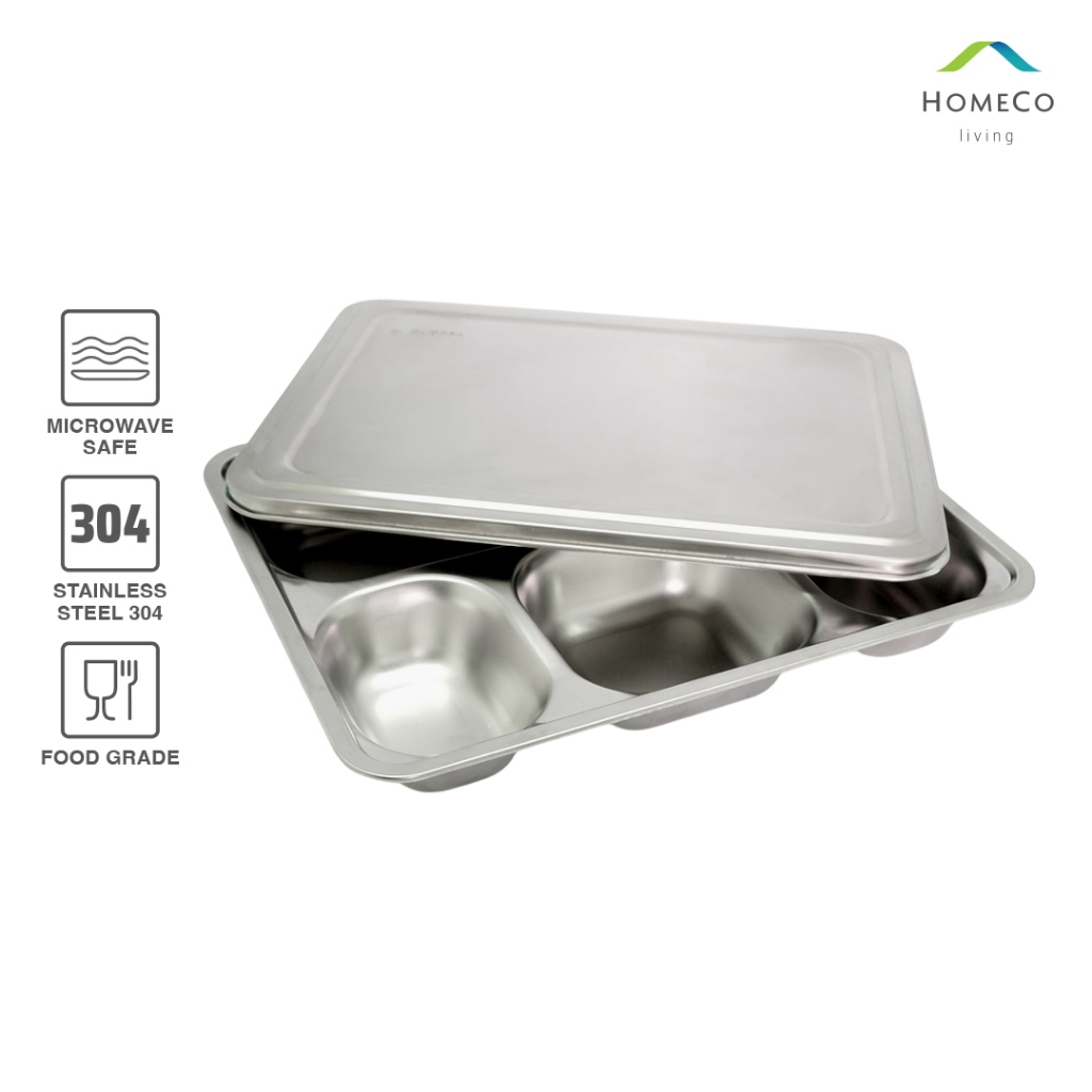 Jual Tray Wadah Tempat makan / Food Tray SUS 304 Stainless Steel ...