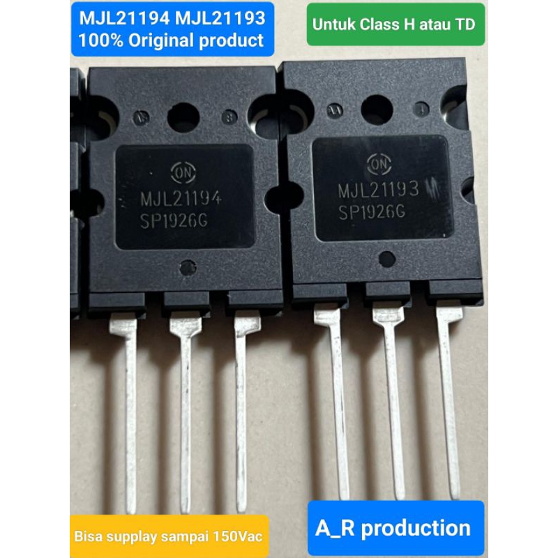 Jual Transistor MJL 21193 21194/MJL21193 MJL21194 original 100% chip ...