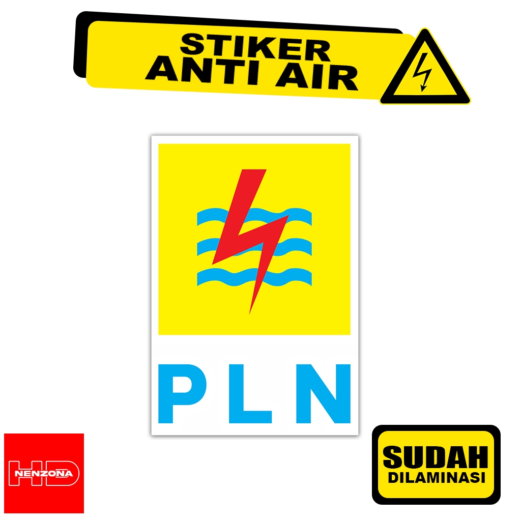 Jual Stiker PLN Logo Perusahaan Listrik Negara Sticker Kelistrikan ...