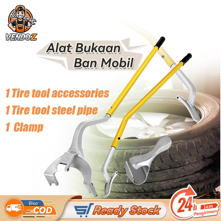 Jual Tire Mount Demount Tool Kit Steel Manual 3pcs Tyre changer Alat ...