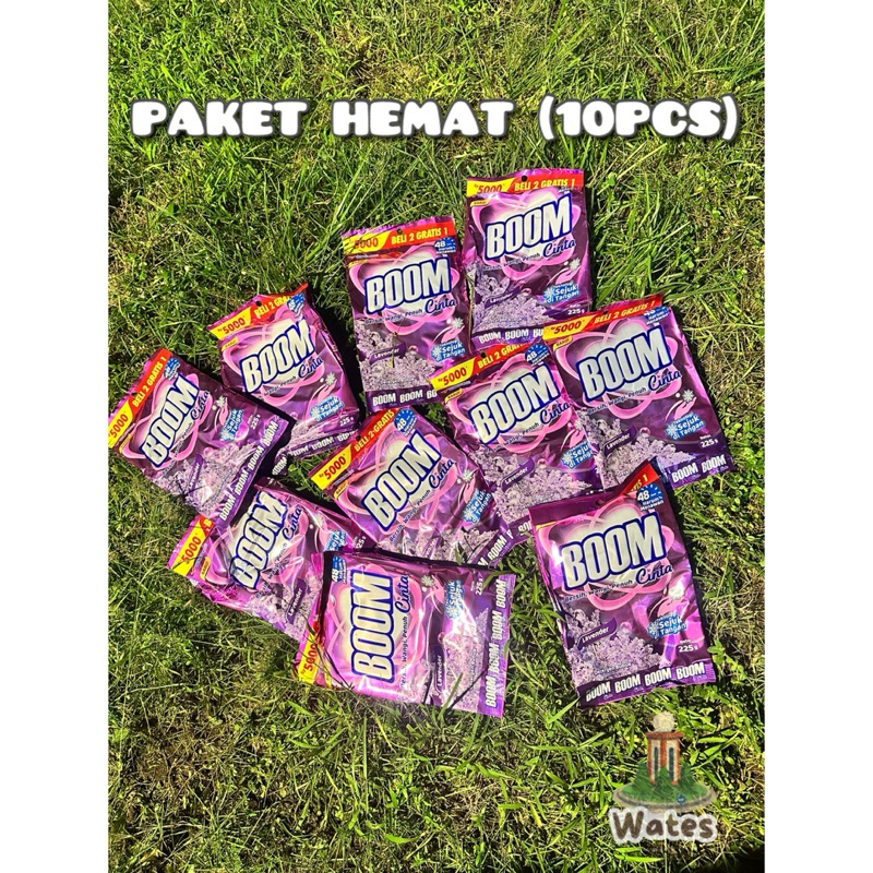 Jual (10 PCS) Paket Deterjen Boom 225 Gram Kemasan Rp5000 Power ...