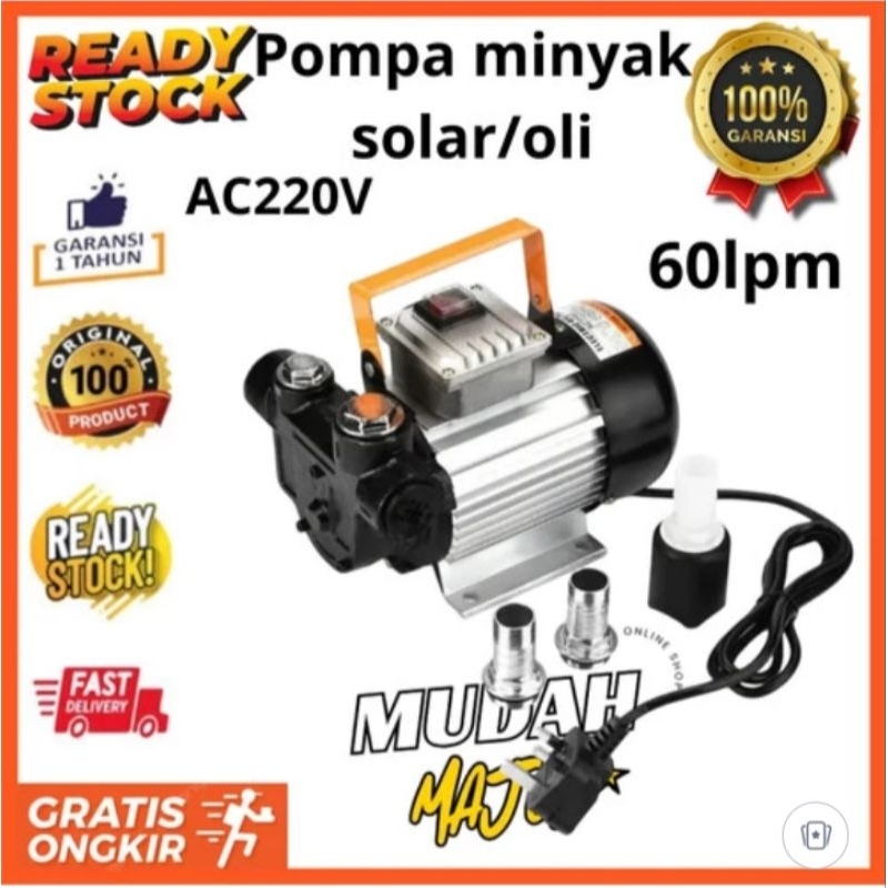 Jual Pompa Solar Pompa Oli Pompa Tranfer BBM 220V 60 1inch | Shopee ...