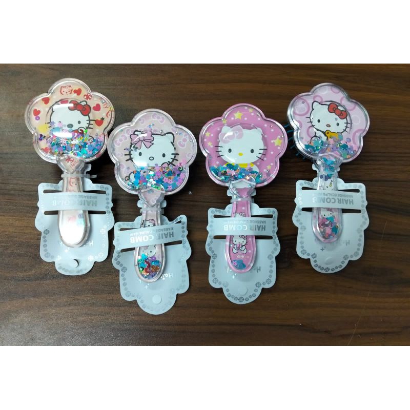 Jual SISIR ANAK GLITTER HAIR COMB KARAKTER HELLO KITTY BUNGA | Shopee ...