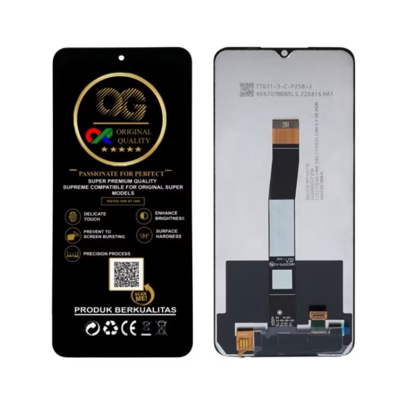 Jual LCD XIAOMI REDMI 10C / POCO C40 /REDMI 12C/POCO C55 ORIGINAL OG ...