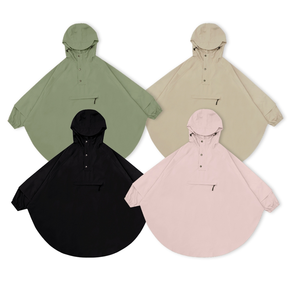 Jual AME - Pocketable Sleeve Poncho - Ponco Unisex Pria & Wanita ...