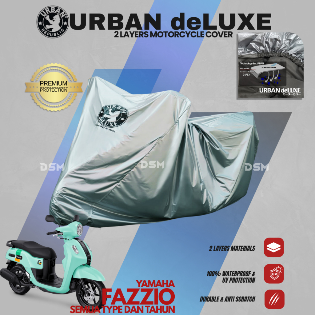Jual Urban Deluxe Cover Motor Yamaha Fazzio / Sarung Motor Fazzio 2 ...