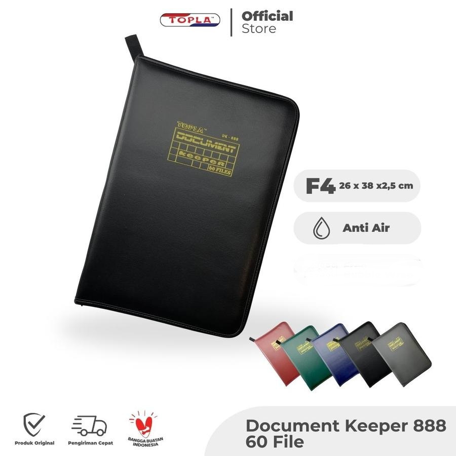 Jual Document Keeper Topla 888 60F ( Zipper File Folio Pocket ...