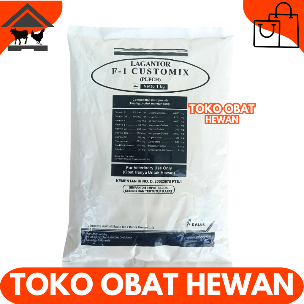 Jual LAGANTOR F1 CUSTOMIX 1 KG - Premix Penggemukan & Pertumbuhan Sapi Kambing Pedaging | Shopee ...