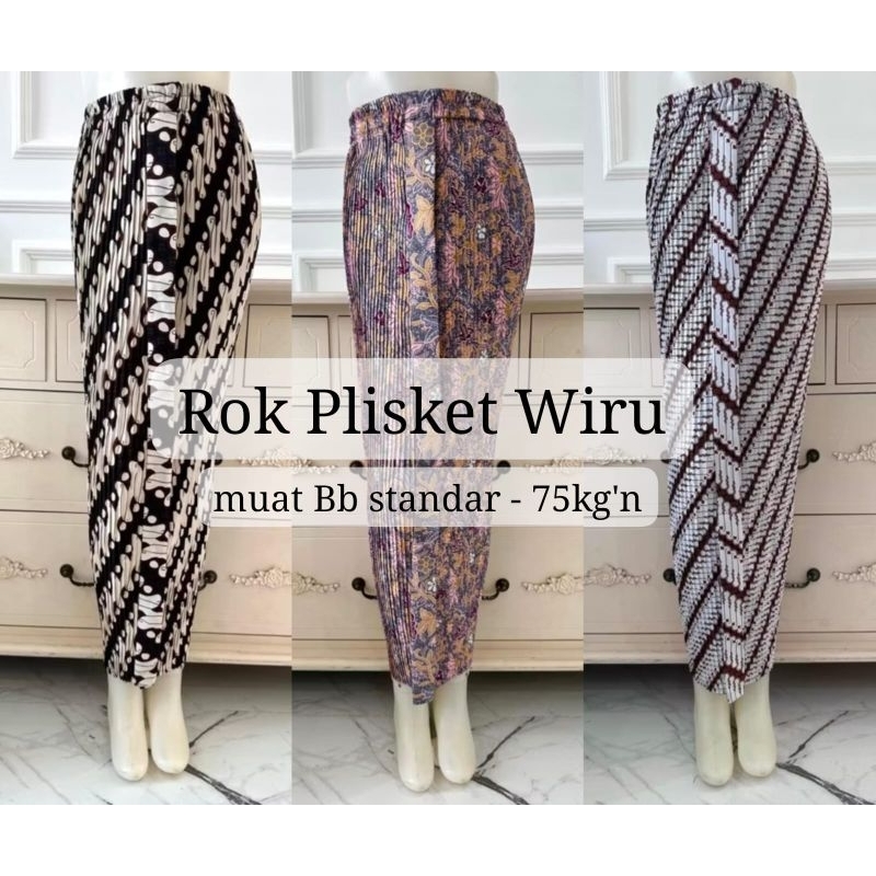 Jual READY-ROK PLISKET WIRU BAWAHAN KEBAYA PLISKET JUMBO WIRU JAWA ...
