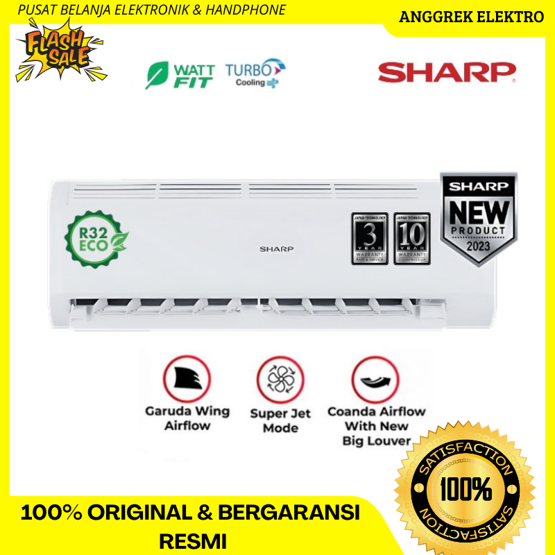Jual AC Sharp 3/4 PK AC Sharp 3/4PK AH-A7BEY LOW WATT GARANSI RESMI SHARP | Shopee Indonesia