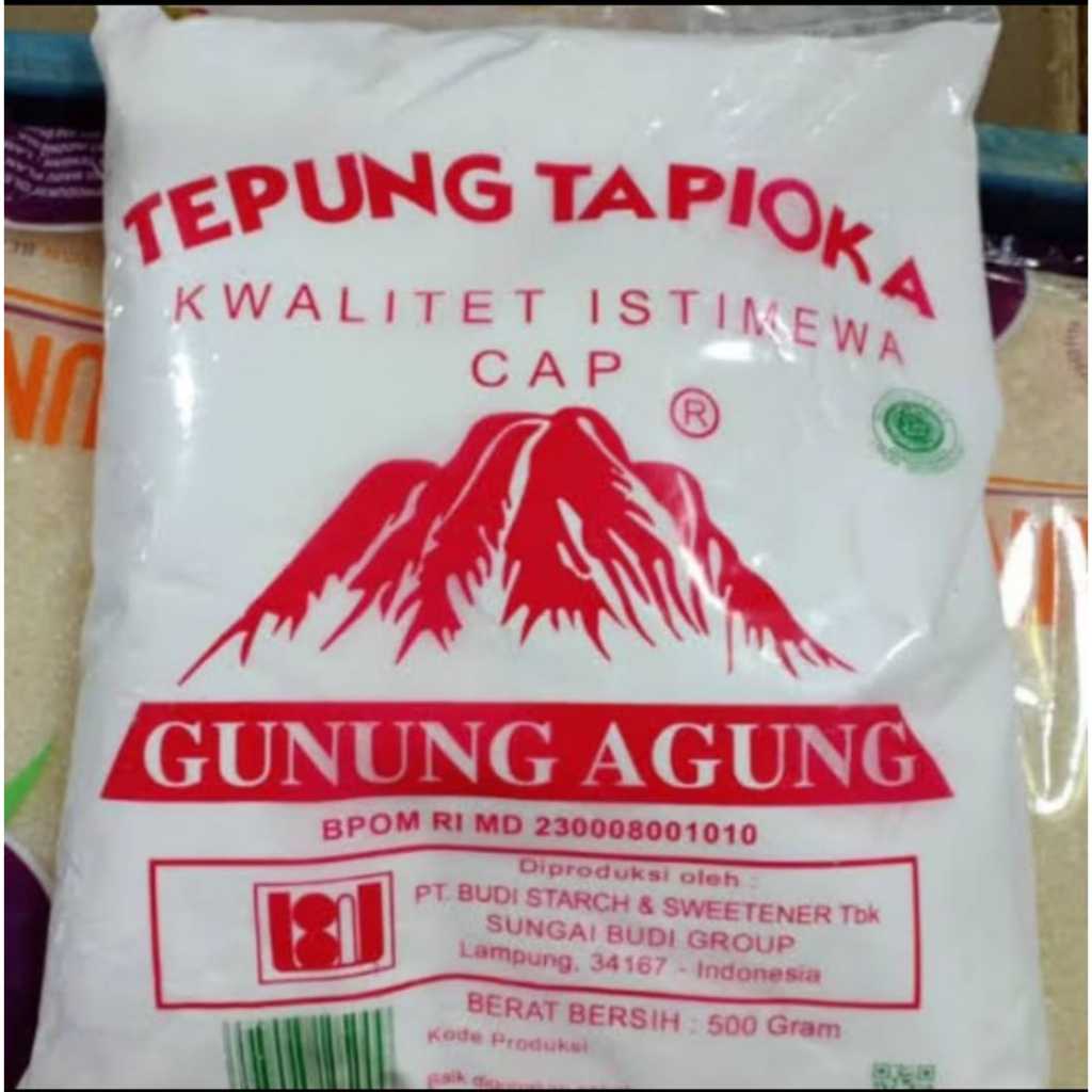 Jual TEPUNG SAGU TAPIOKA GUNUNG AGUNG 500 GR | Shopee Indonesia