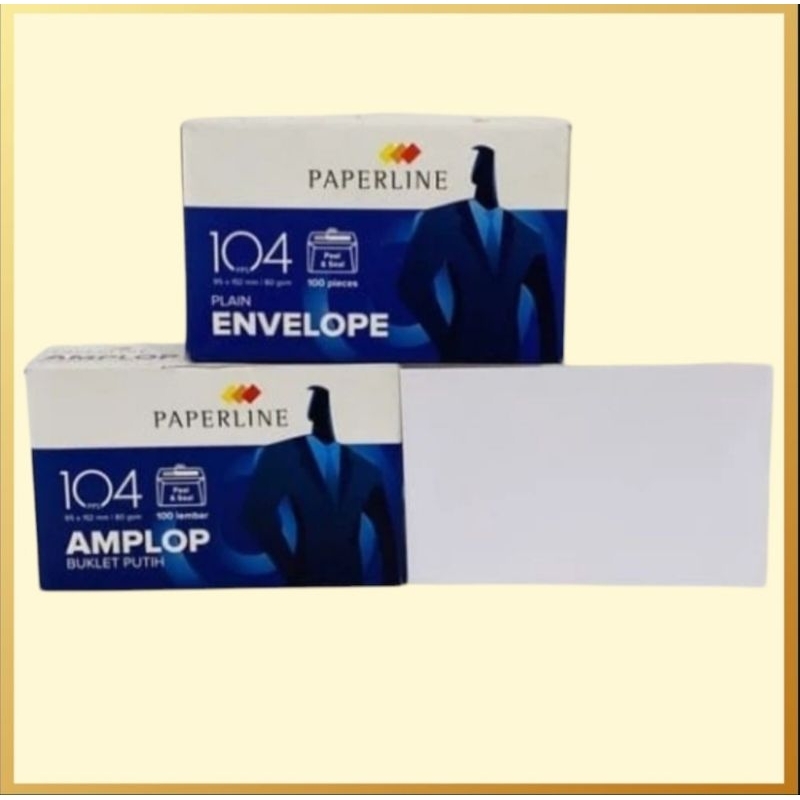 Jual Amplop Paperline 104 PUTIH POLOS | Shopee Indonesia
