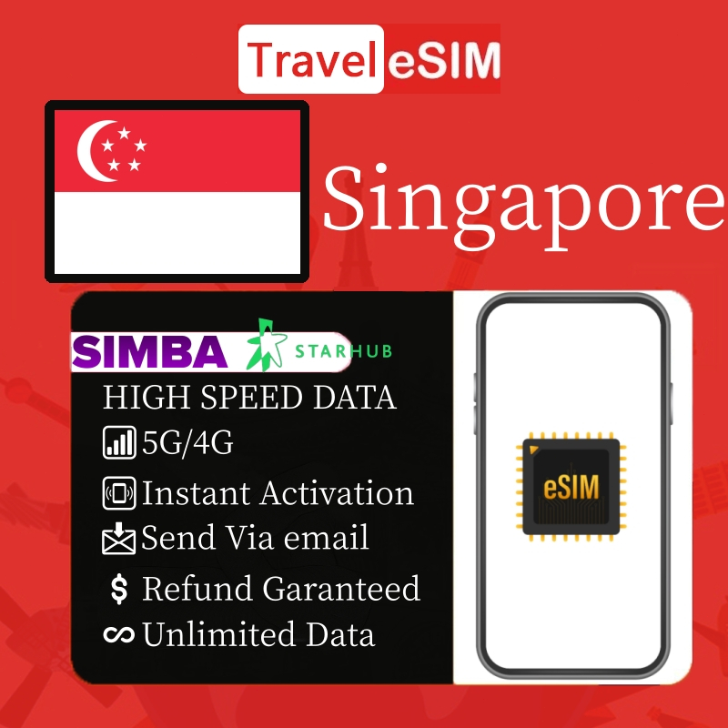 Jual eSIM Singapore Unlimited Data Internet | eSIM Travel Singapore Unlimited Data Internet ...