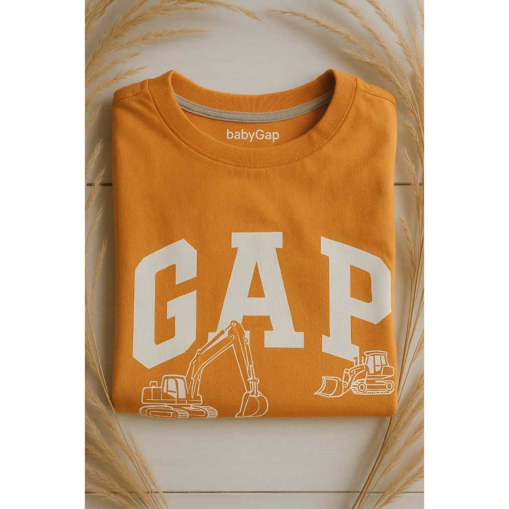 Jual Baby Gap & Gap Kids T Shirt Boy Beko Excavator Bulldozer | Kaos ...