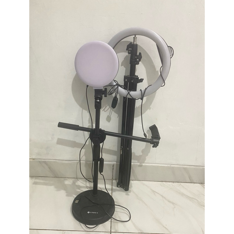 Jual PRELOVED INBEX PH3 Holder Stand Ring Light Overhead Tripod ...