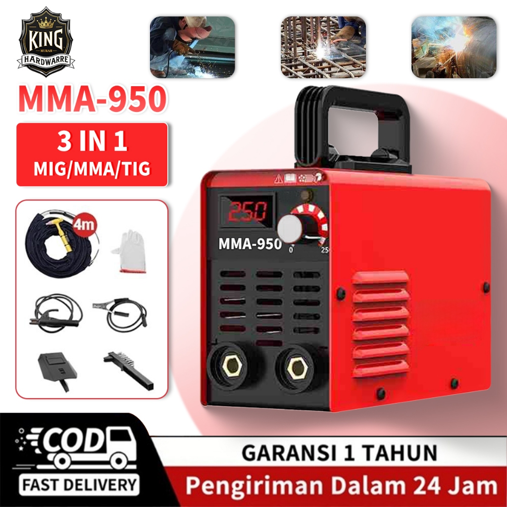 Jual Mesin Las Inverter mesin las listrik 450 watt MMA-950 /120A IGBT ...