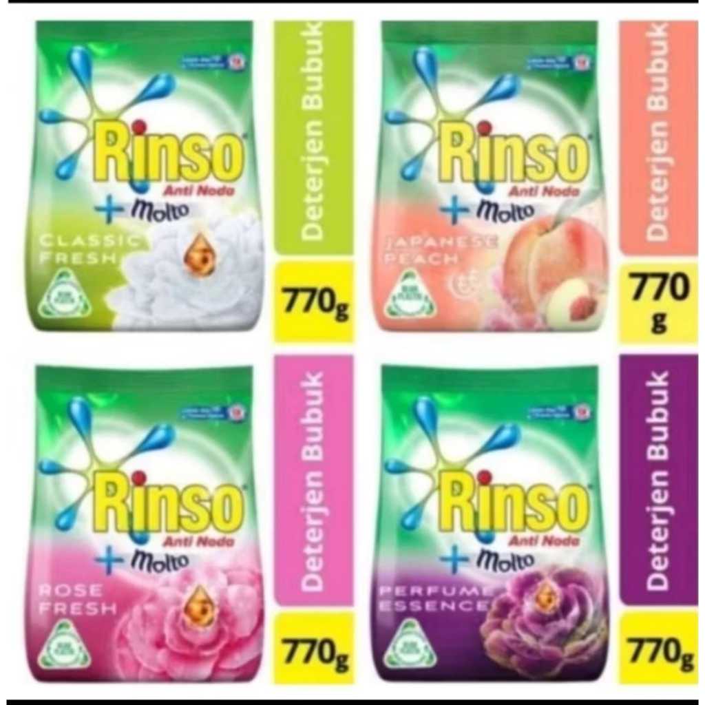 Jual RINSO DETERJEN BUBUK 770 GR | Shopee Indonesia