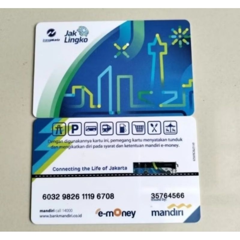 Jual Kartu emoney mandiri jaklingko original | Shopee Indonesia