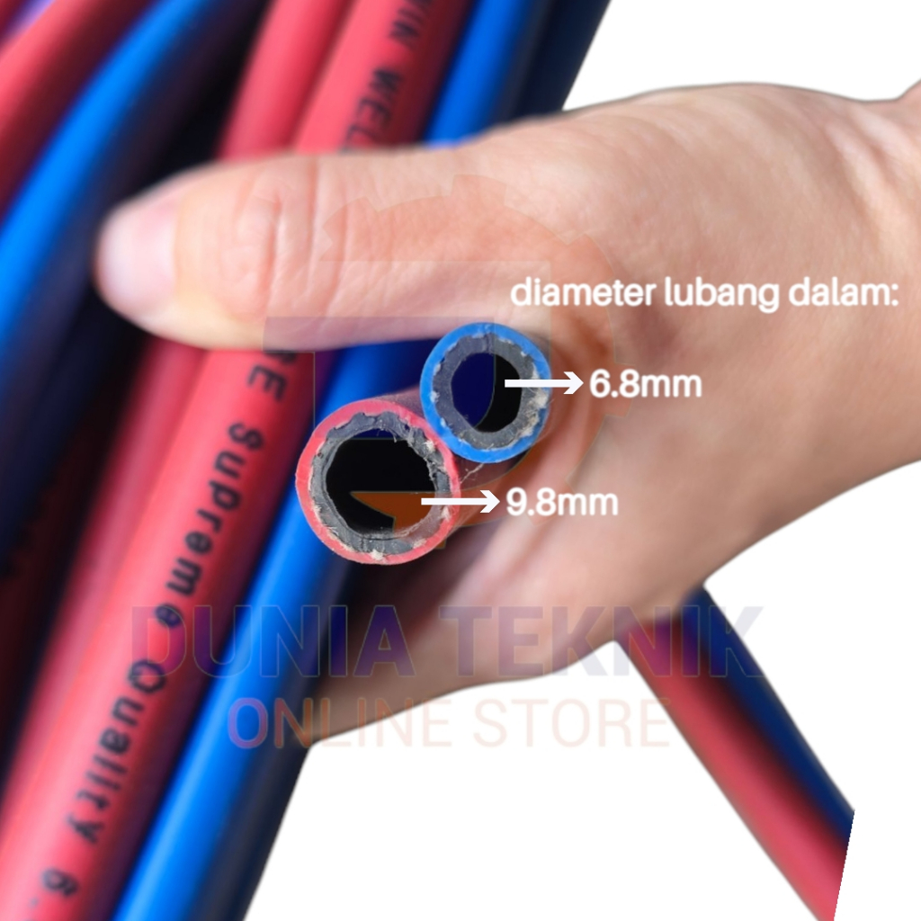 Jual Selang Las Double 10 METER Welding Hose KOREA 10 mtr Las Karbit ...