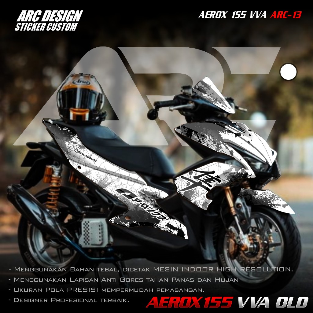 Jual (PROMO COD) TERBARU Decal Sticker Motor Yamaha Aerox 155 VVA Lama ...