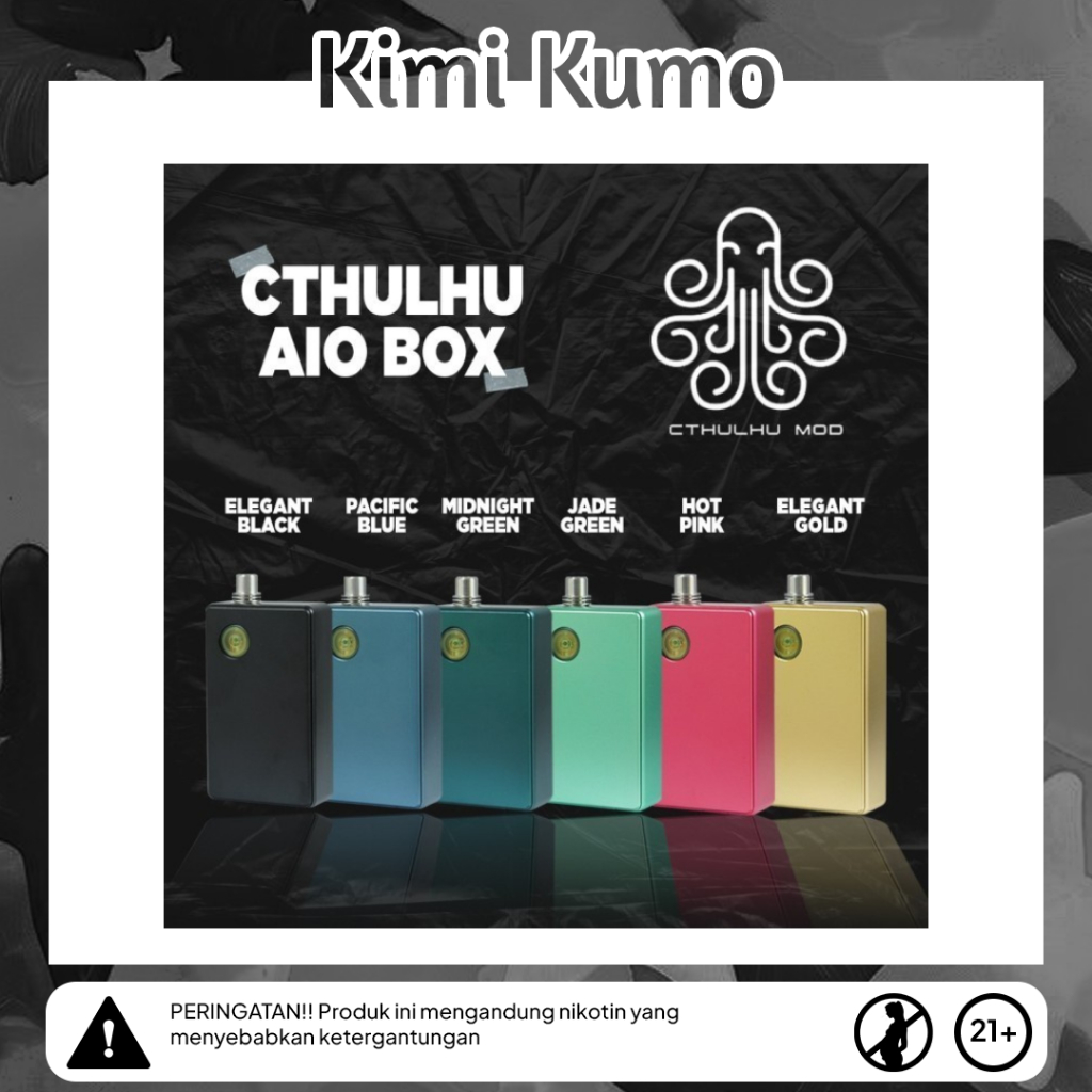 Jual CTHULHU AIO BOX MOD KIT DEVICE CTHULHU BORO BY CTHULHU AUTHENTIC ...