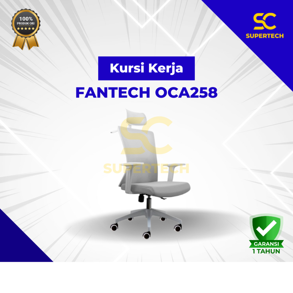 Jual Fantech Kursi Kerja Kantor OCA258 Premium Office Chair | Shopee ...