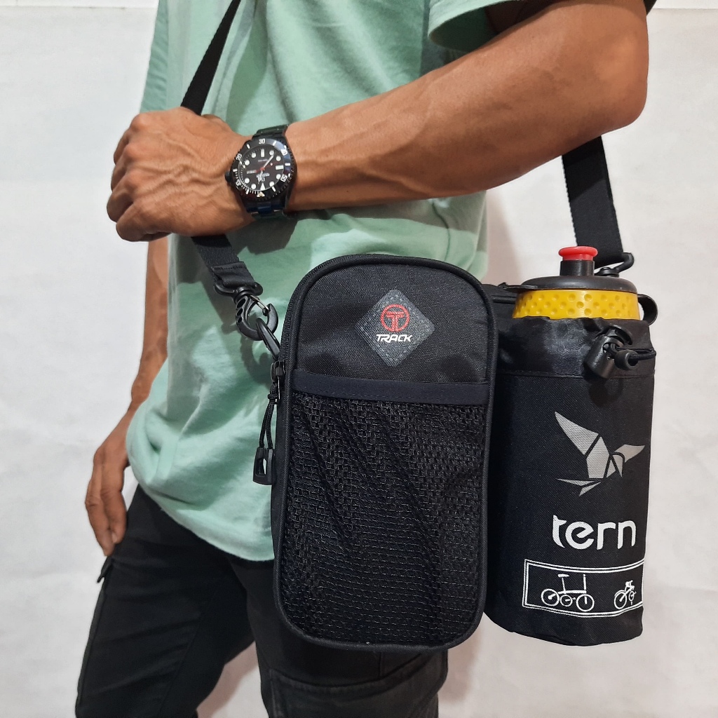 Jual TRACK Tas Stang Sepeda Lipat Waterproof + Tali Selempang Tas ...