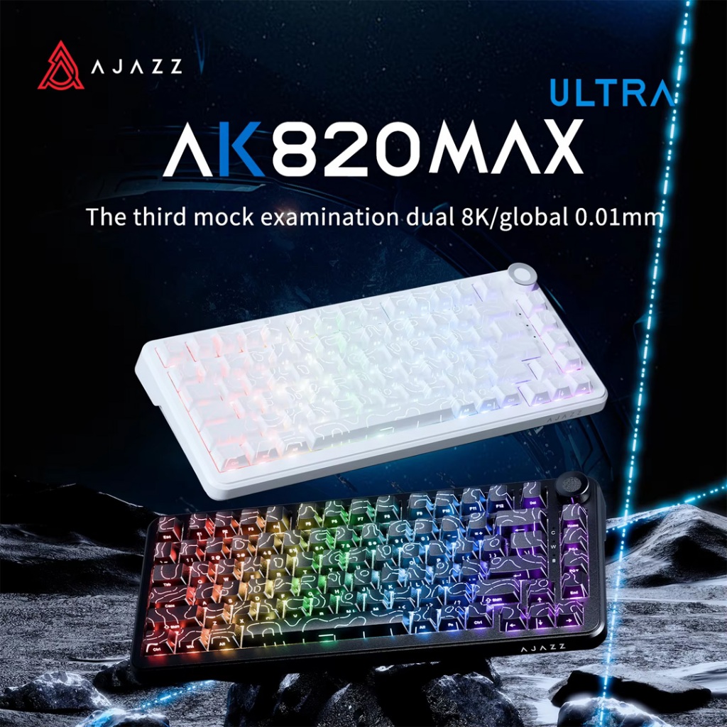 Jual Ajazz AK820 MAX Ultra HE Hall Effect Rapid Trigger Gaming Keyboard | Shopee Indonesia