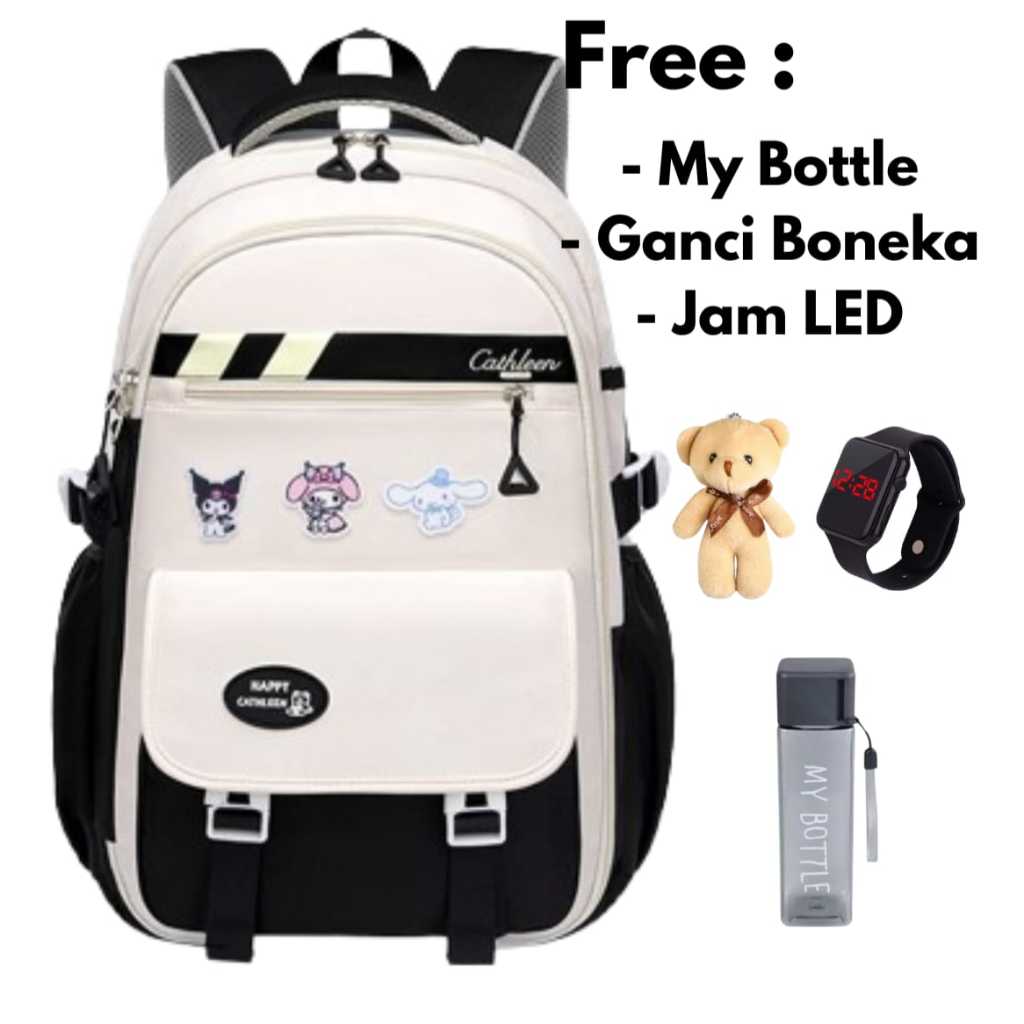 Jual Tas Ransel Sekolah Anak Perempuan Untuk Sekolah TK SD Ukuran Besar Backpack Punggung Cewek ...