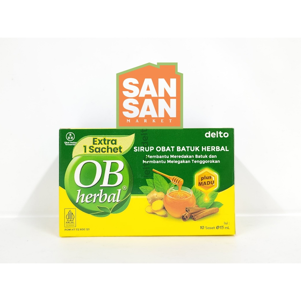 Jual OB Herbal Box isi 10 Sachet | Shopee Indonesia