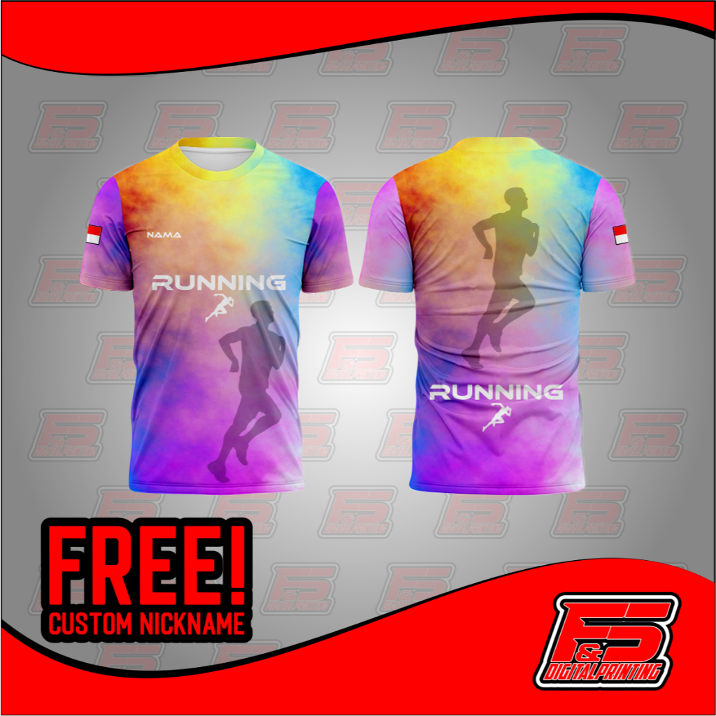 Jual JERSEY RUNNING BISA CUSTOM NAMA DAN CLUB KAMU | Shopee Indonesia