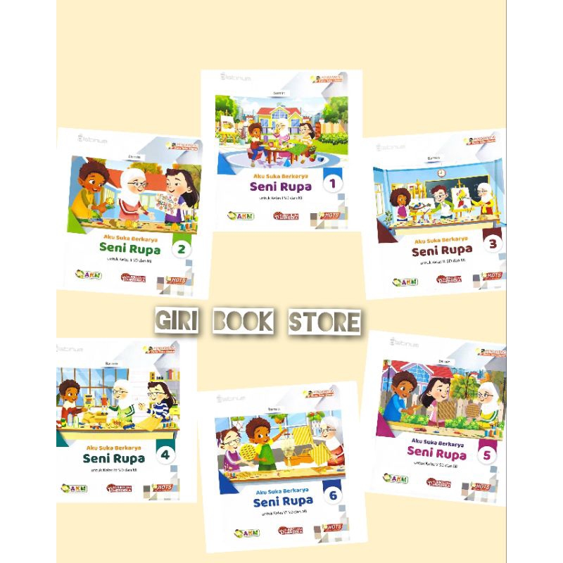 Jual Platinum Seni Rupa Untuk SD/MI Kelas 1 2 3 4 5 6 Kurikulum Merdeka Penerbit Tiga Serangkai ...