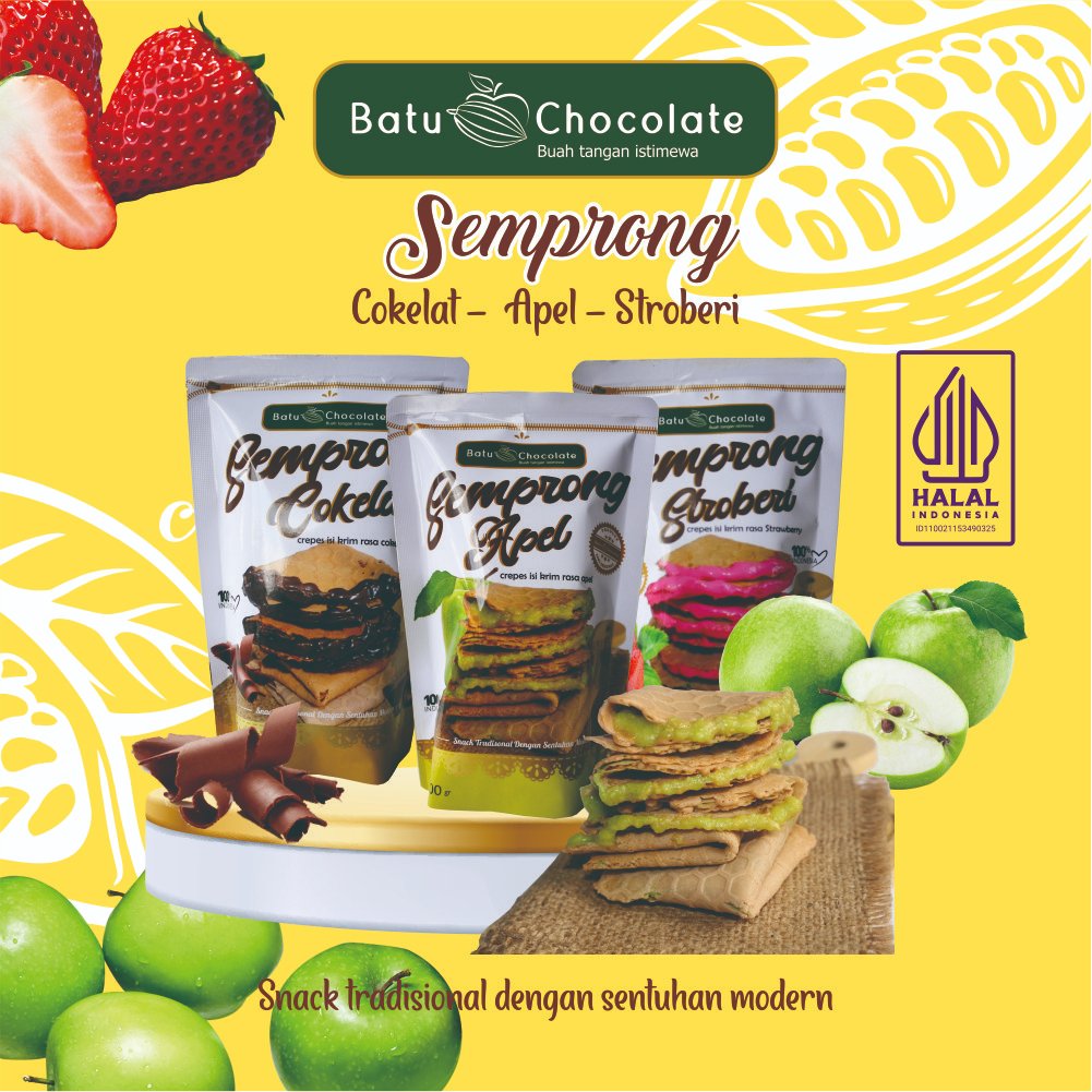 Jual Batu Chocolate - Semprong Khas Batu Malang | Shopee Indonesia