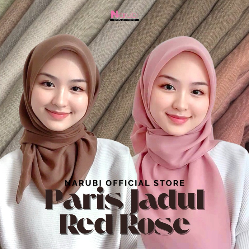 Jual Paris Premium Jadul Anti Mleyot Paris Polos Red Rose By Narubi ...