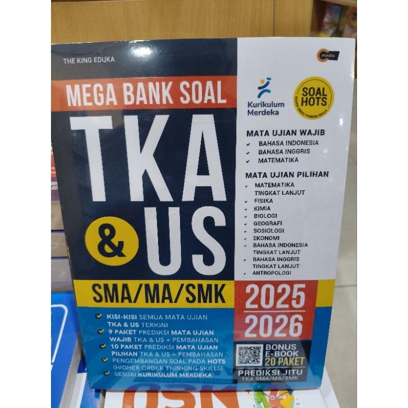 Jual MEGA BANK SOAL TKA US SMA MA SMK 2025 2026 KURIKULUM MERDEKA | Shopee Indonesia