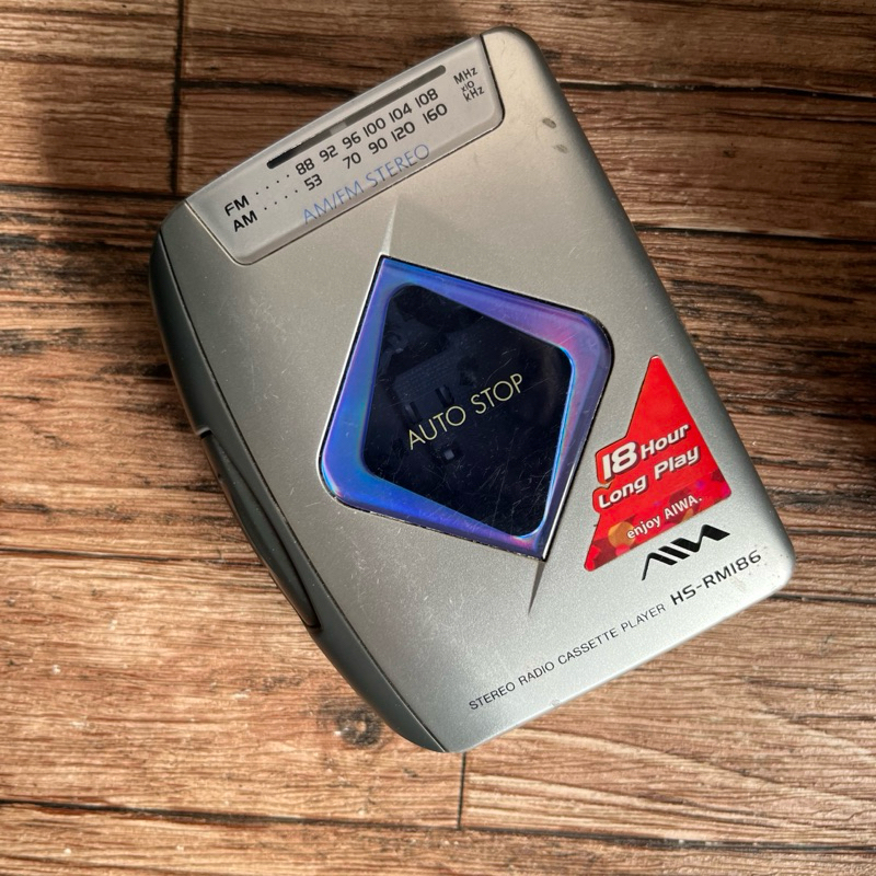 Jual Walkman Aiwa HS-RM186 | Pemutar Kaset Pita Aiwa HS RM186 | Cassette Player Aiwa RM-186 ...