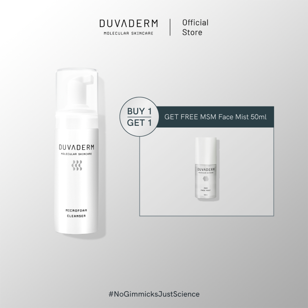 Jual [B1G1] DUVADERM MICROFOAM CLEANSER 150ML | Shopee Indonesia