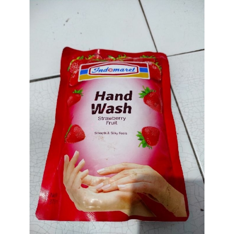Jual Indomaret hand wash strawberry fruit 375ml | Shopee Indonesia