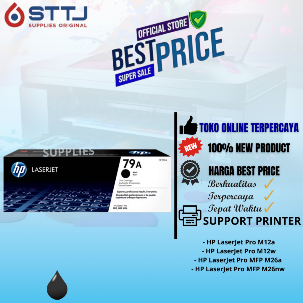 Jual Toner HP 79A (CF279A) Black Original LaserJet | Shopee Indonesia