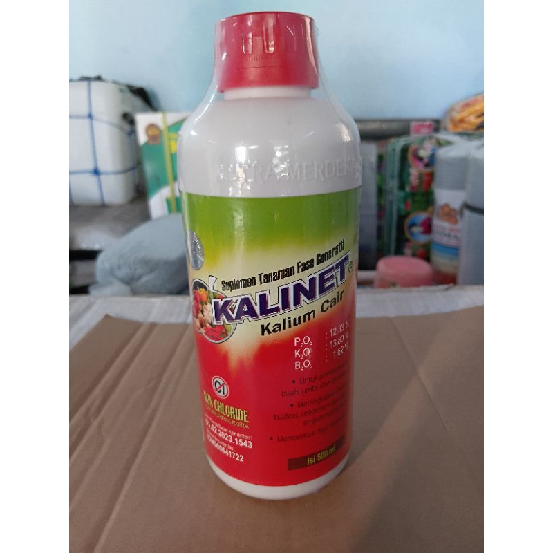 Jual Kalinet Kalium Cair Suplemen Tanaman Fase Generatif Isi 500 ML ...