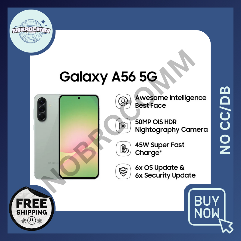 Jual Samsung Galaxy A56 5G 12/256GB - Awesome Olive | Galaxy AI | 50MP Camera | 45W Super Fast ...