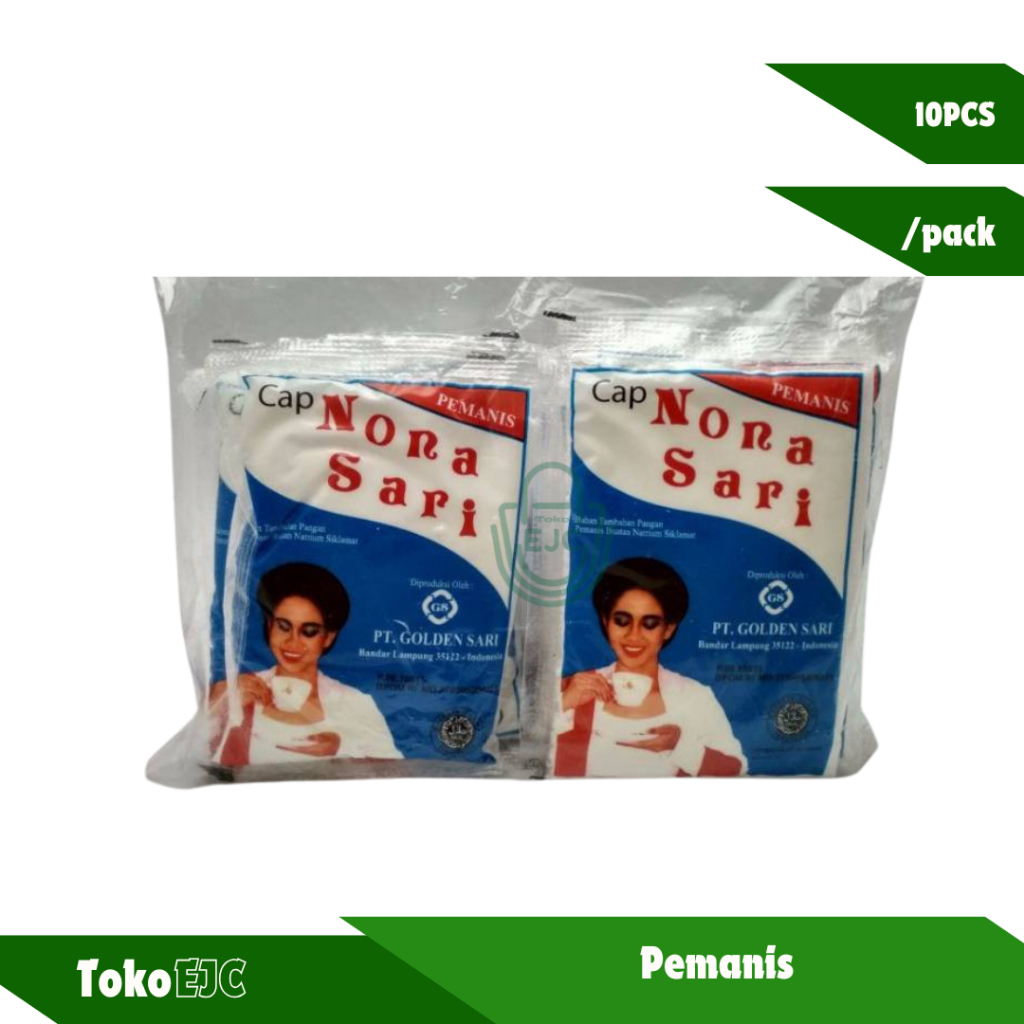 Jual Pemanis Cap Nona Sari 40g 1pack @10pcs | Shopee Indonesia