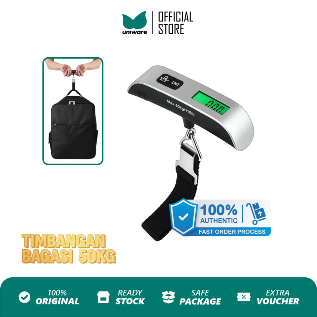 Jual UNIWARE Timbangan Koper Tas Bagasi Gantung Tali Travel Traveling ...